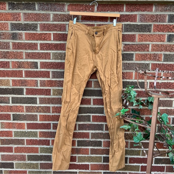 George | Pants | George Camel Tan Slim Straight Chino Pants | Poshmark